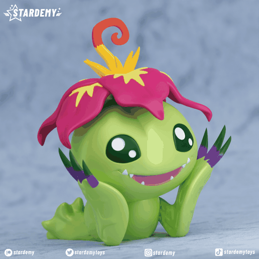 🐉 Palmon Digimon Miniature・ STL File for ・Cults