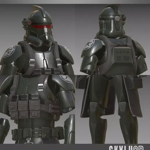 ⭐ Shadow ARC Commander One12 Scale Custom STL Files 3D print model・ STL ...