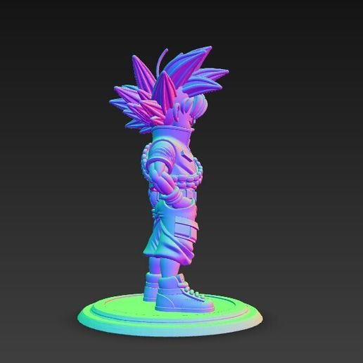 💬 Anime Style Power Figure・ STL File for 3D printing・Cults