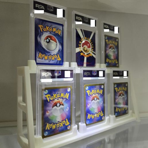 🐉 Pokemon card/PSA/Slab display・ STL File for 3D printing・Cults