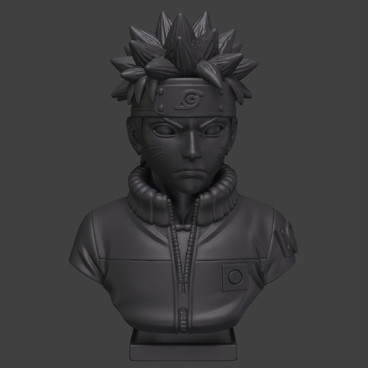👤 Naruto Uzumaki Bust - STL Model for 3D Printing・ STL File for 3D ...