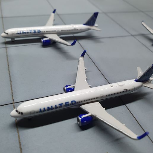 3D printer Airbus A320 NEO winglets version • made with Anicubyc Photon ...