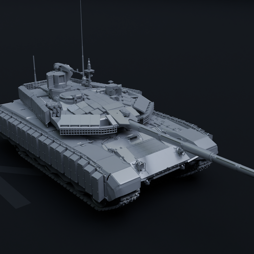 🪖 Russian T90M Mod. 2023 MBT・ 3D File for 3D printing・Cults