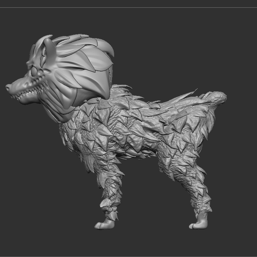 STL file Monster dog 👹 ・3D printable model to download・Cults
