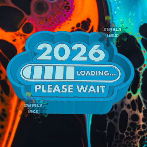 👨‍🎨 Freshie Mold "2026 Loading"・ STL File for 3D printing・Cults