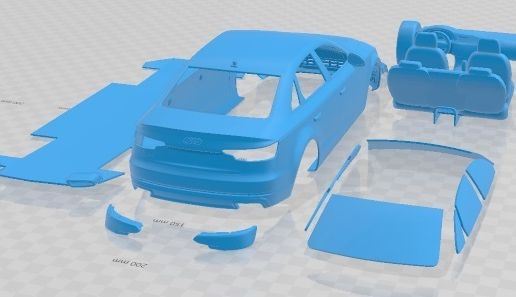 3D file Audi A4 Sedan 2019 Printable Car 🚗 ・Template to download and 3D ...