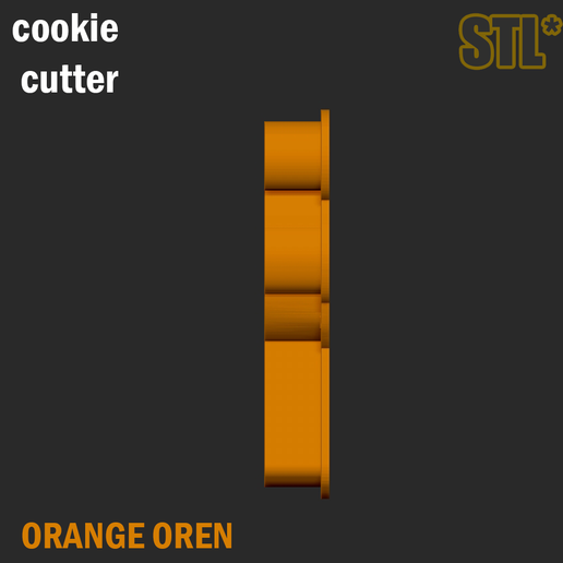 STL file Sprunki Cookie cutter Orange Oren STL 3D Model Character 🍪 ・3D ...