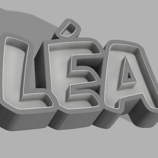 3D file Lamp name LEA ( Léa ) 🔦 ・3D printable design to download・Cults