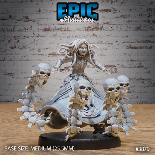 3D file Gnome Lich Queen Angry ‧ DnD Miniature ‧ Tabletop Miniatures ...