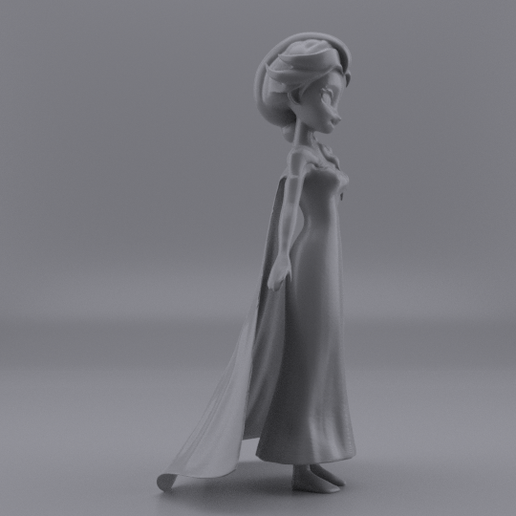 STL file ELSA FROZEN FIGURE 🦸 ・Model to download and 3D print・Cults