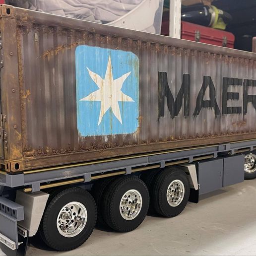 🚚 1/14 Semi Truck Dolly Trailer・ STL File for 3D printing・Cults