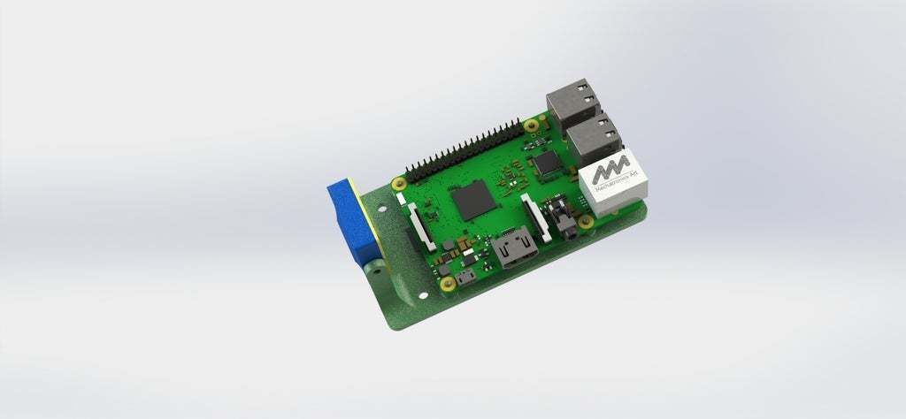 Download free STL file Raspberry Pi and Camera to Security Cam ...