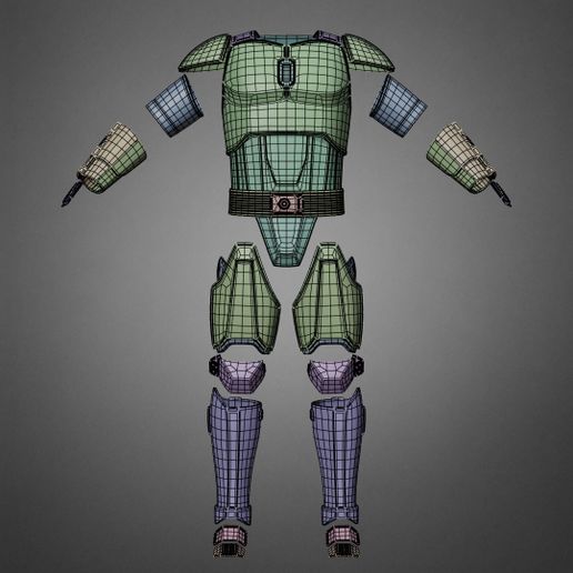 The Mandalorian Moff Gideon Armor for Cosplay・ 3D File for 3D printing ...