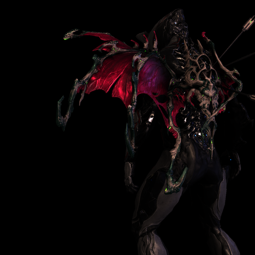 Archivo OBJ gratis Warframe - Syandana Awlspan 🎭 ・Plan para descargar y ...