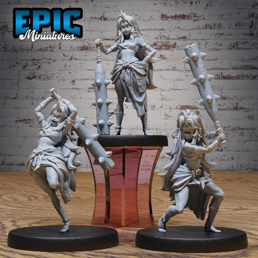 3D file Oni Nightmare Set ‧ DnD Miniature ‧ Tabletop Miniatures ...