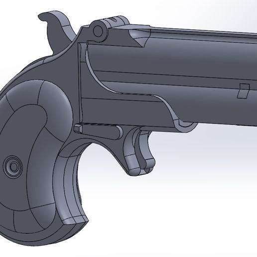 🔫 Real Airsoft 6MM Derringer 1866・ 3D File for 3D printing・Cults