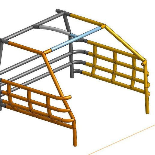 🖼️ NASCAR - Roll cage・ STL File for 3D printing・Cults