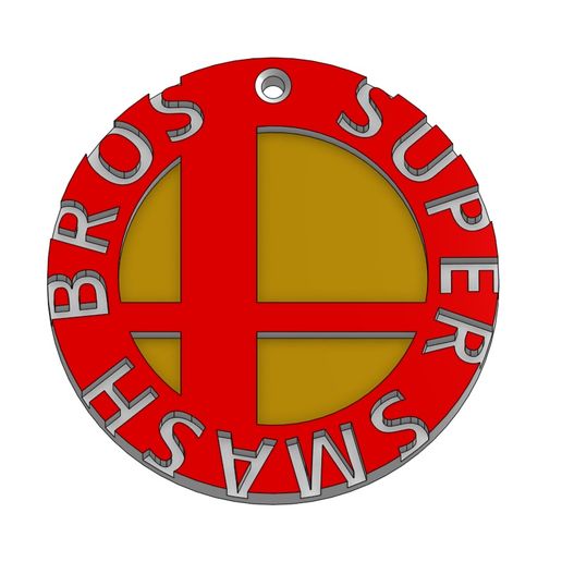 STL file SUPER SMASH BROS KEYCHAIN 🗝️ ・3D printing model to download・Cults