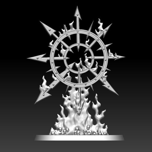 STL file Eightfold Doom-Sigil 🎲 ・3D printing design to download・Cults