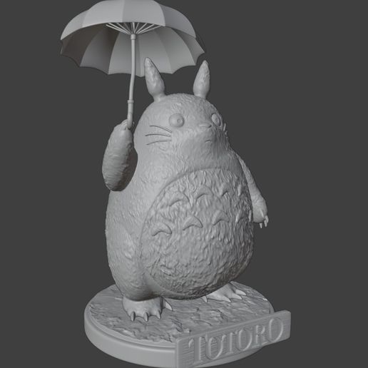 STL file TOTORO - MY NEIGHBOR TOTORO 👹 ・3D printer model to download・Cults
