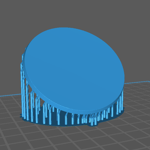 Free STL file 50mm Round Base - Presupported 🎲 ・3D printing template to ...