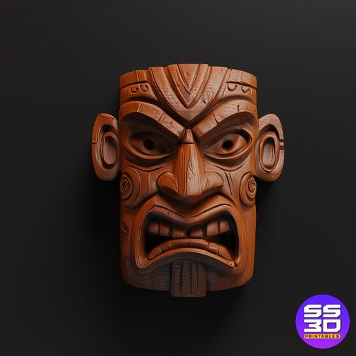 🌳 Tiki Mask Collection - 3D Printable & CNC Ready STL Files・ STL File ...