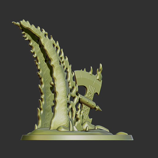 🪓 Wrath Axe・ STL File for 3D printing・Cults