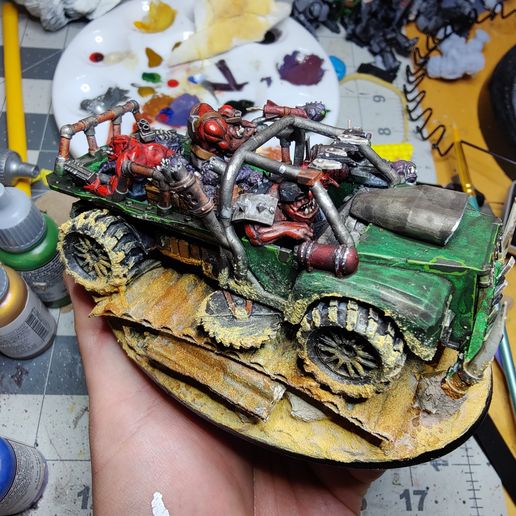 ⚔ Orc Ladz on Rowdy Critter Wagon・Impressão 3D com a impressora 3D ...