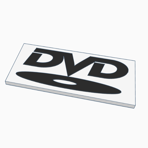 📀 DVD Logo Display by MANIACMANCAVE3D・ STL File for 3D printing・Cults
