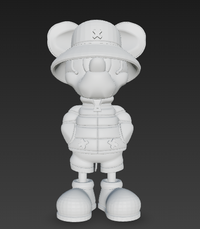 🐁 Modern Mickey Mouse 3D Model with Jacket & Cap - Stylish STL File for ...