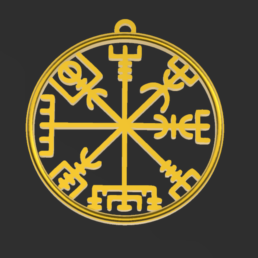 arquivo STL Viking Compass jewelry 🧭 ・design de impressão 3D para ...