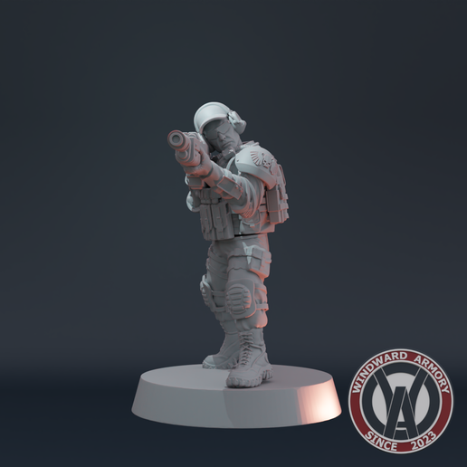 💂 Tactical Guard Aiming Trooper 2・ STL File for 3D printing・Cults