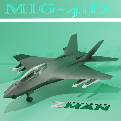 🛩️ MIG-41 D V1・ STL File for 3D printing・Cults