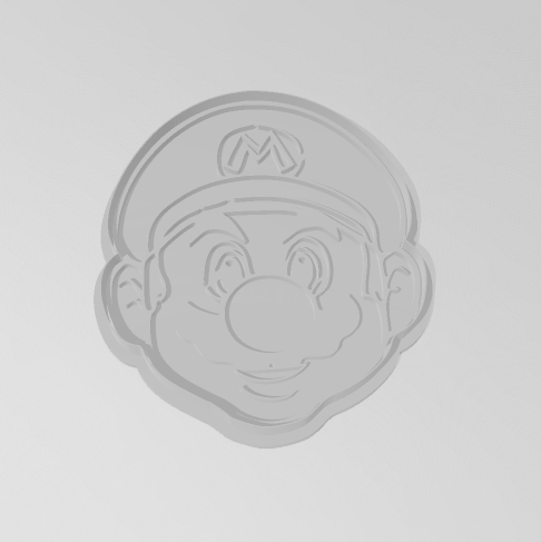 STL file Mario Full Face Cookie Cutter 🍪 ・Model to download and 3D ...