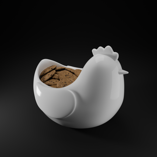 📁 STL File | Funny Chicken Bowl | 3D Printing Model for Kitchen & Home ...
