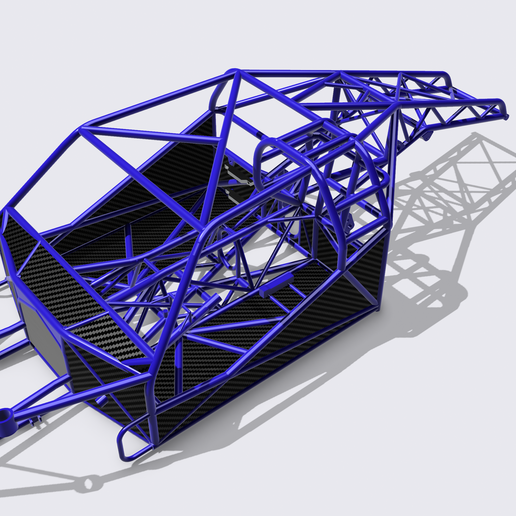 👽 Pro Mod Chassis 3 piece Big Tire with Floors N firewall・ STL File for ...