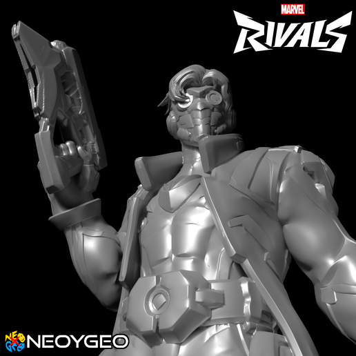 ⭐ STAR LORD - MARVEL RIVALS・Free STL File for 3D printing・Cults