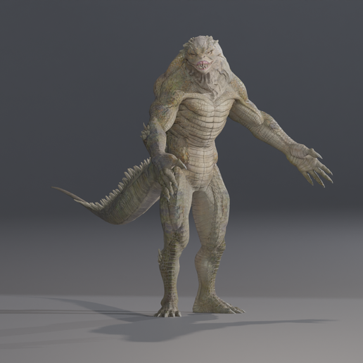STL file Giant Lizard rigged - Blender file and STL file included 🦎 ...