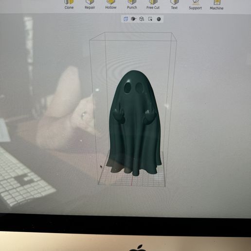 👻 Rude ghost( updated・3D Print with the Anycubic mono x 6k 3D printer・Cults