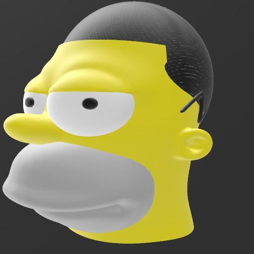 Archivo STL Suporte Alexa Echo Dot 4a e 5a Geração Homer Simpson ...