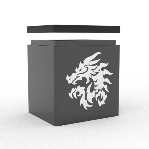 📦 deck box dragon・ STL File for 3D printing・Cults