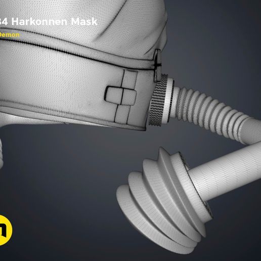 🎬 Dune 1984 Harkonnen Mask・ 3D File for ・Cults