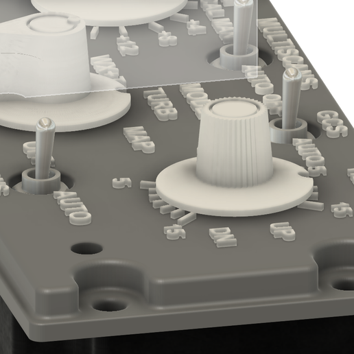 ️ weather radar panel A320 simulator・ STL File for 3D printing・Cults