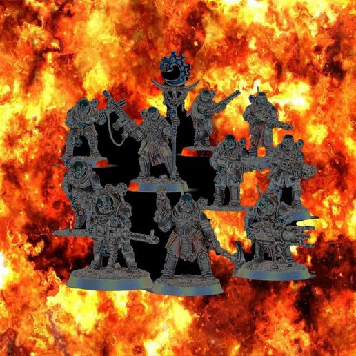 3D file mine workers 🛰 ・3D printing design to download・Cults