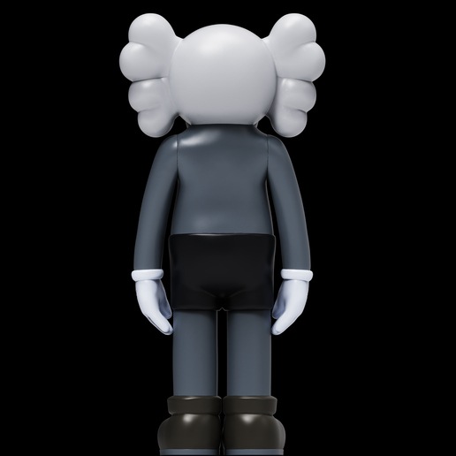 STL file KAWS with arms articulations 🗿 ・Model to download and 3D print ...