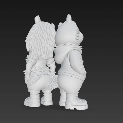 🐱 Rebel Cat Figurine – Stylized Streetwear Inspired Model・ STL File for ...