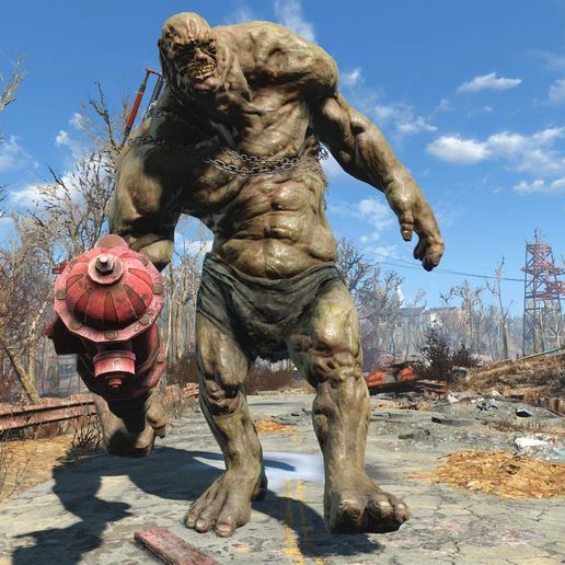 🤏 Behemoth (small) from Fallout・Free OBJ File for 3D printing・Cults