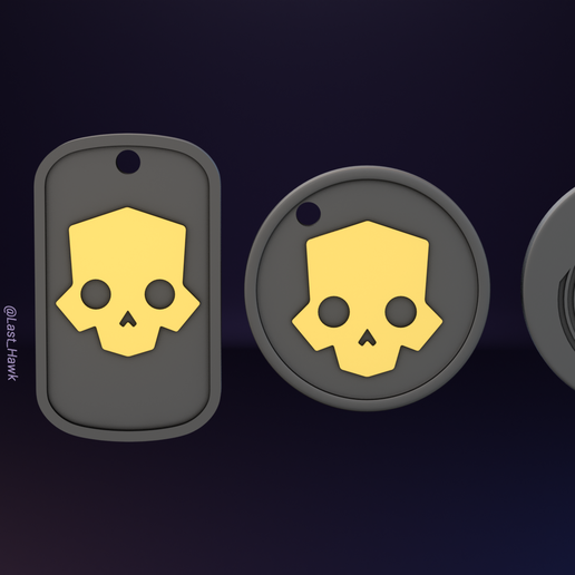 🗝️ Helldivers keychain・ STL File for 3D printing・Cults