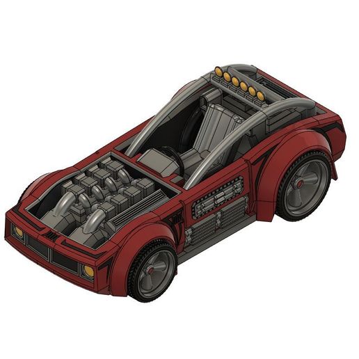 🚗 Piledriver Hotwheels Acceleracers・ STL File for 3D printing・Cults