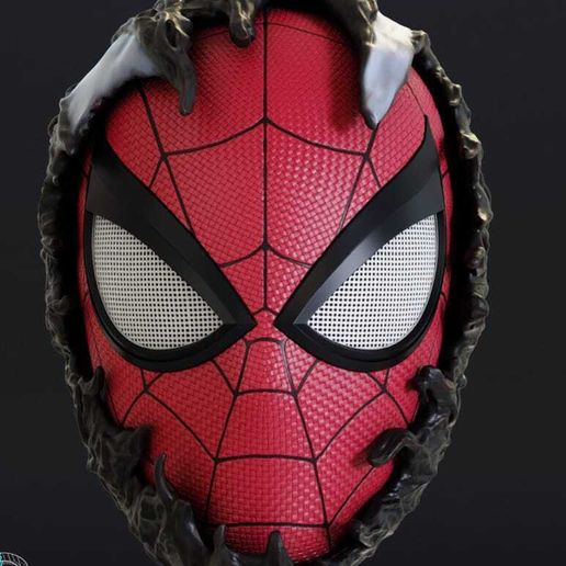 🦸‍♂️ Spider-Man Venom Mask・ 3D File for 3D printing・Cults